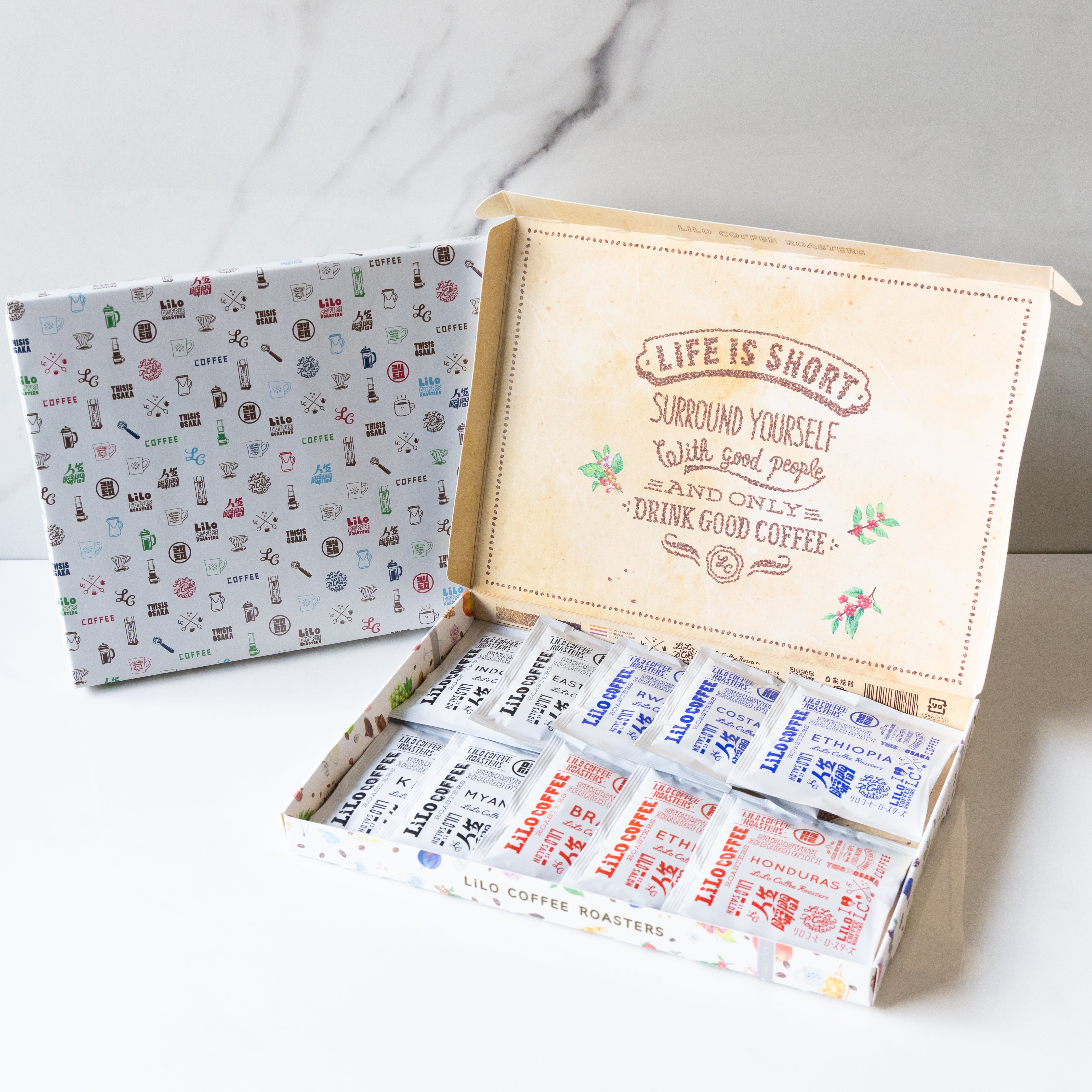 10 Drip Bag Coffee Colorful Box Gift – LiLoCoffeeRoasters